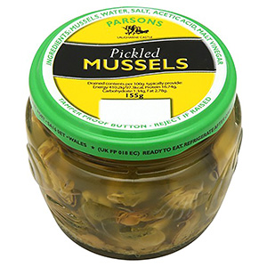 12x155g Parsons Mussels