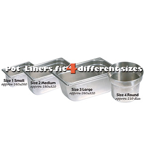 100 No-1 Small Bain Marie Bags