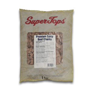 1kg Super Tops Spicy Beef Chunks Topping