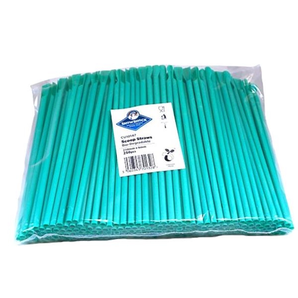 250 Bio Degradable Scoop Straw