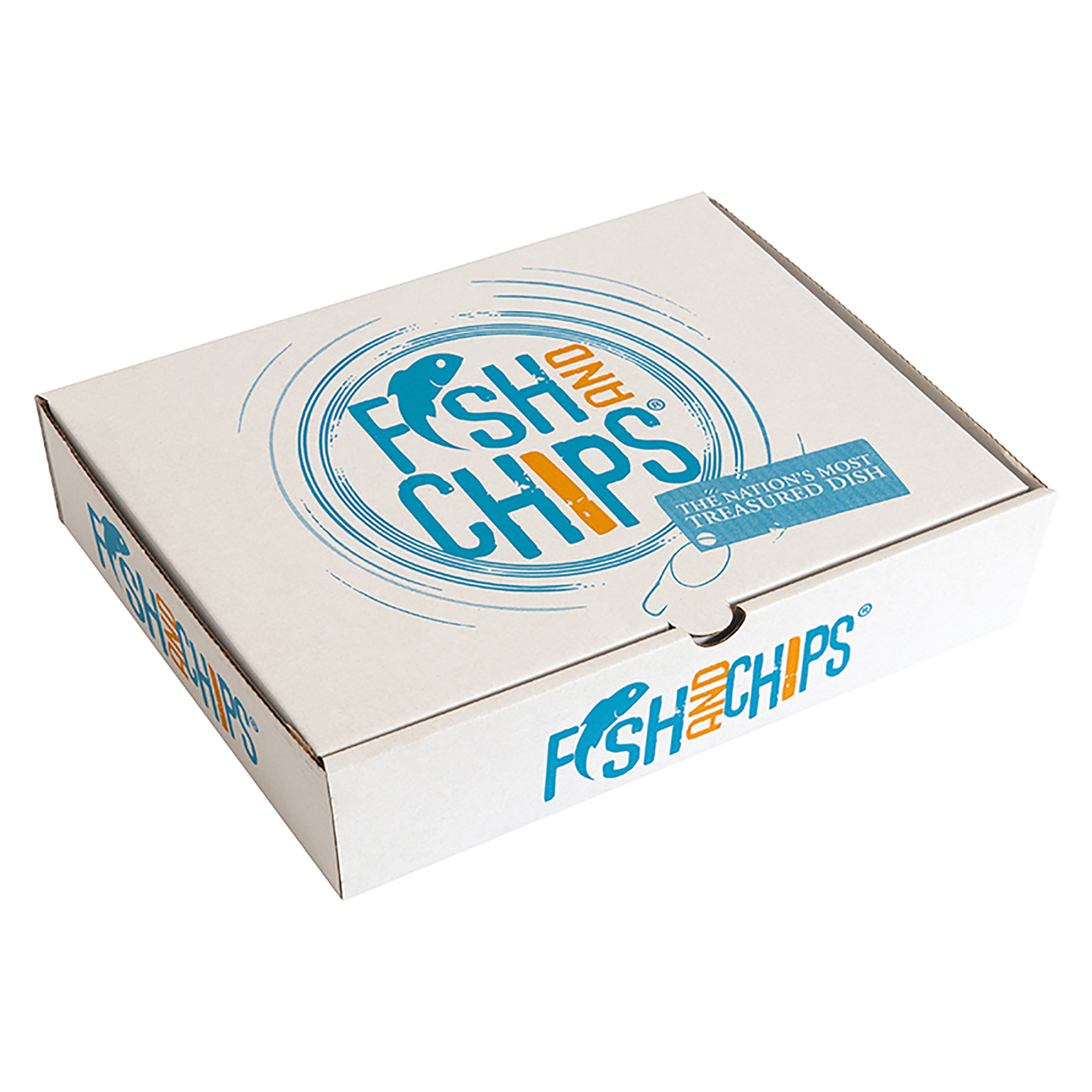 100 Hook And Fish Medium 2 Compartment Box