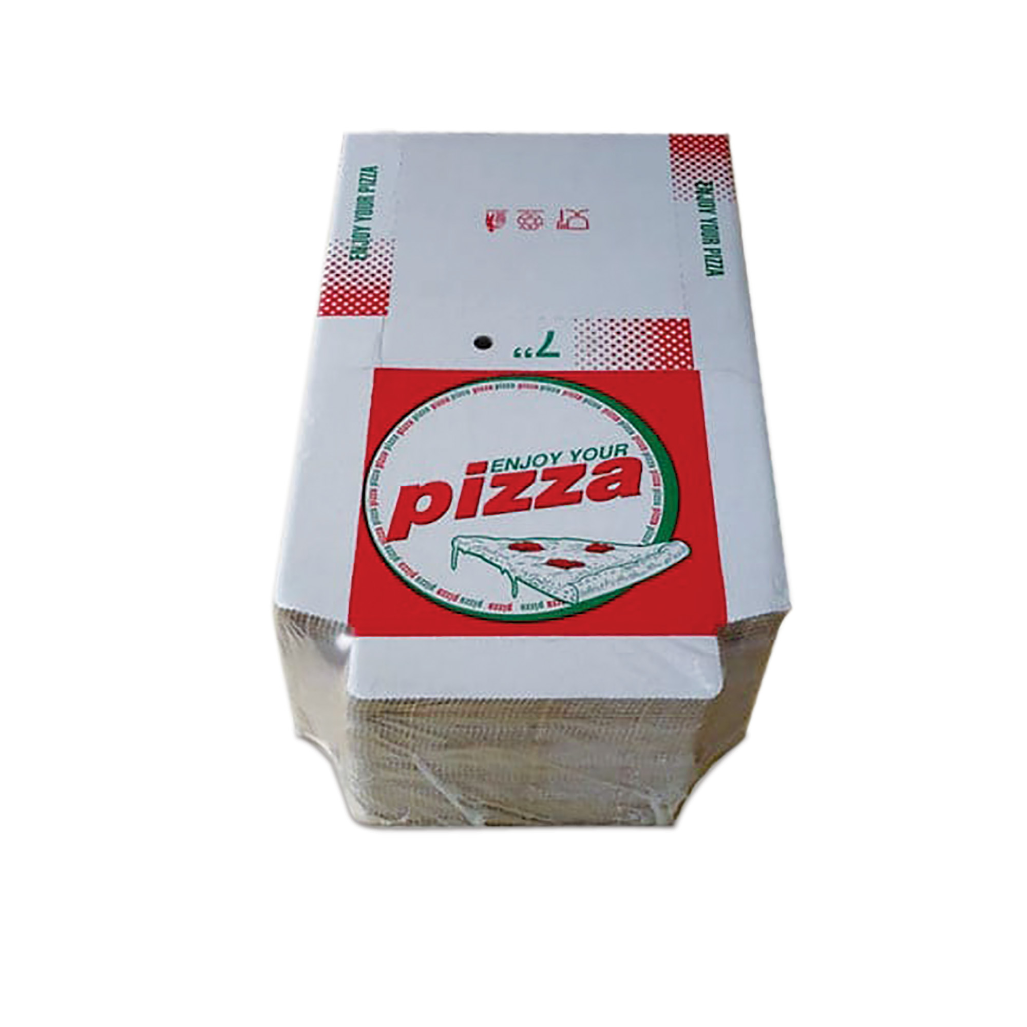 100 Red/Green 10 Pizza Box