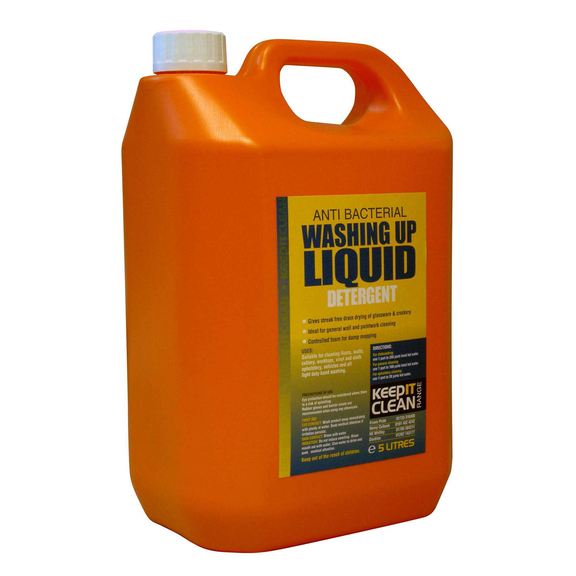 5L Keep it Clean Antibacterial Washing Up Liquid