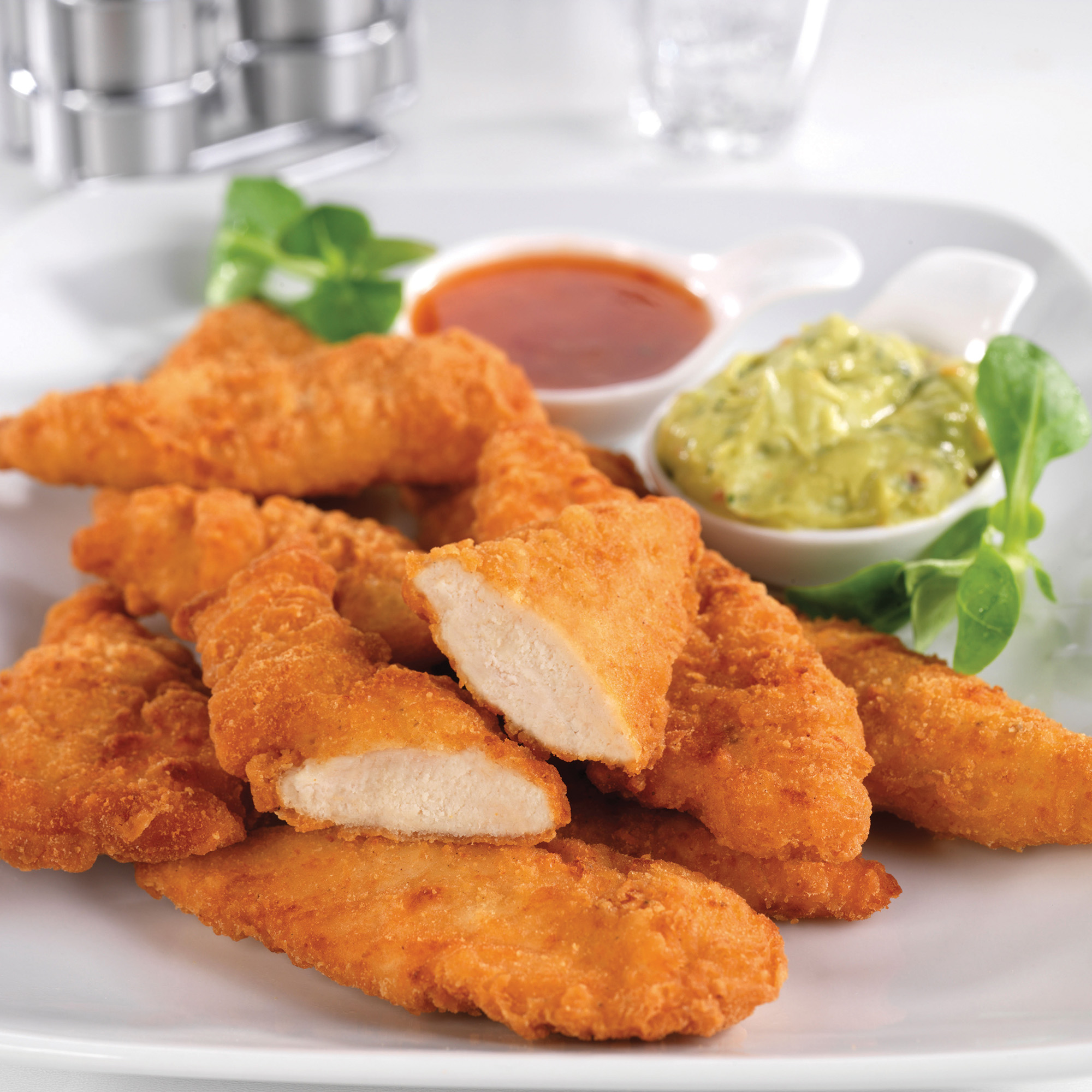 1kg Tyson Battered Chicken Fillet Goujon